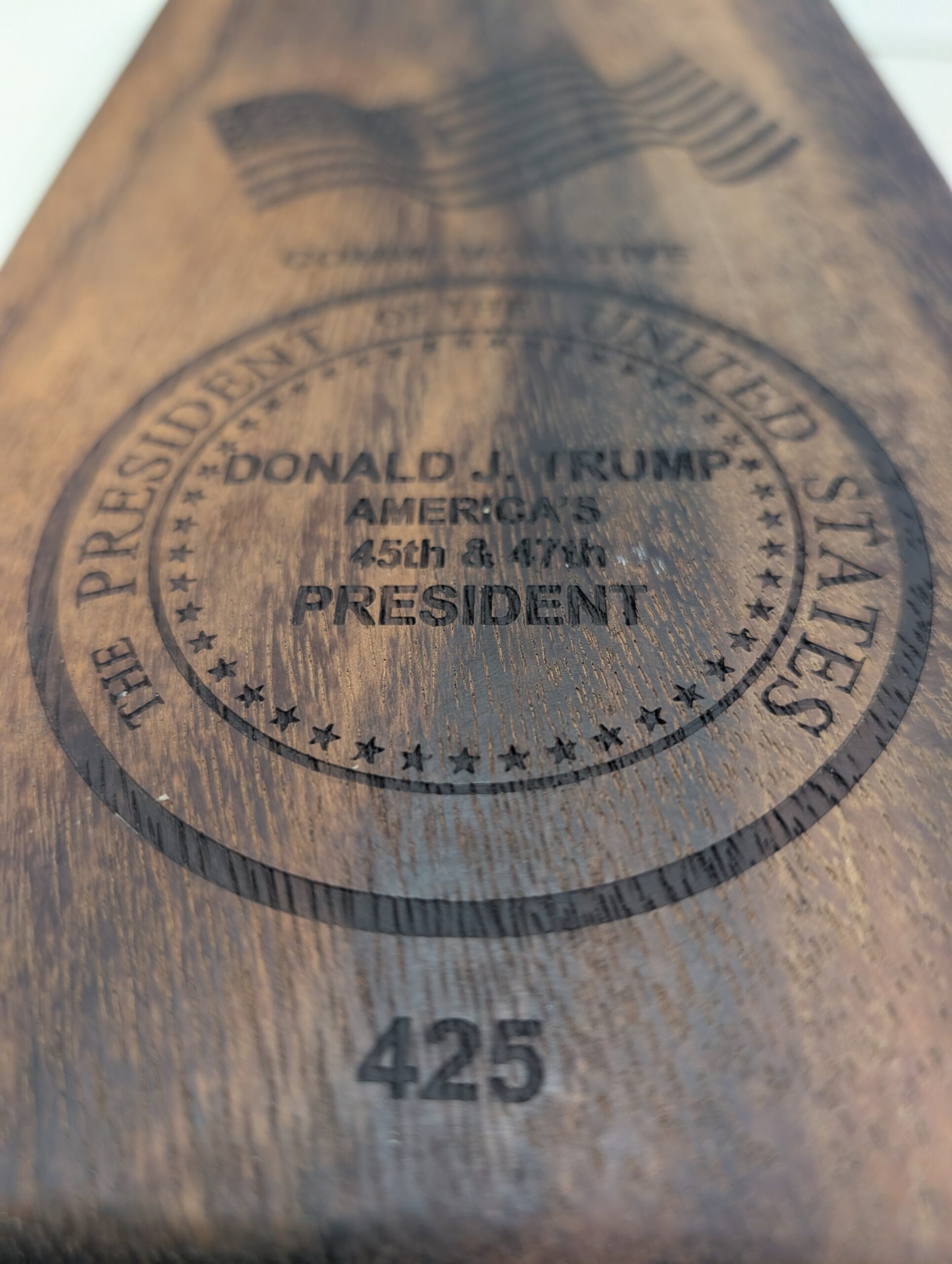 Donald J. Trump Commemorative Collectible Charcuterie Handled Board ...